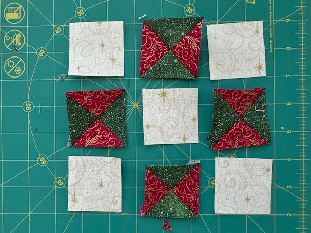 Quilted Star Coaster - Mary Go Round Quilts