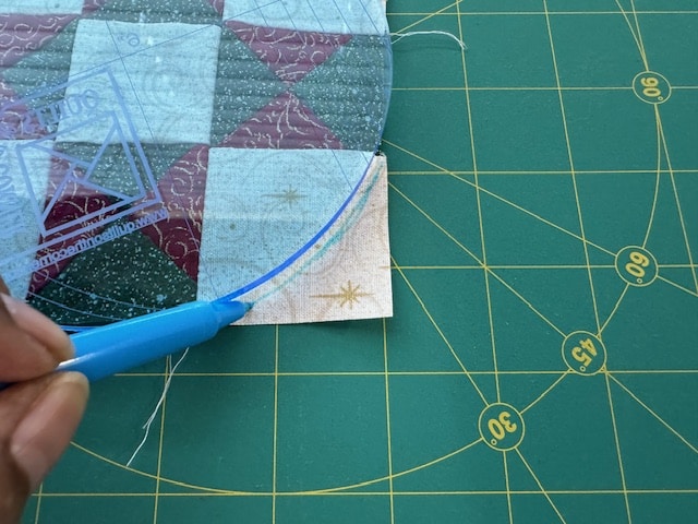 Quilted Star Coaster - Mary Go Round Quilts