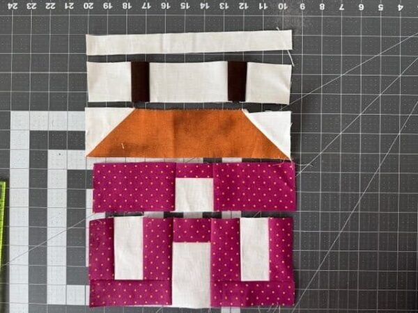 Quilted House Table Runner - Mary Go Round Quilts