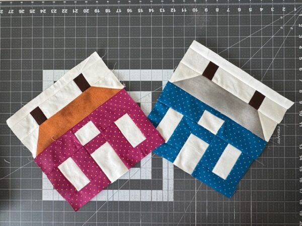 Quilted House Table Runner - Mary Go Round Quilts